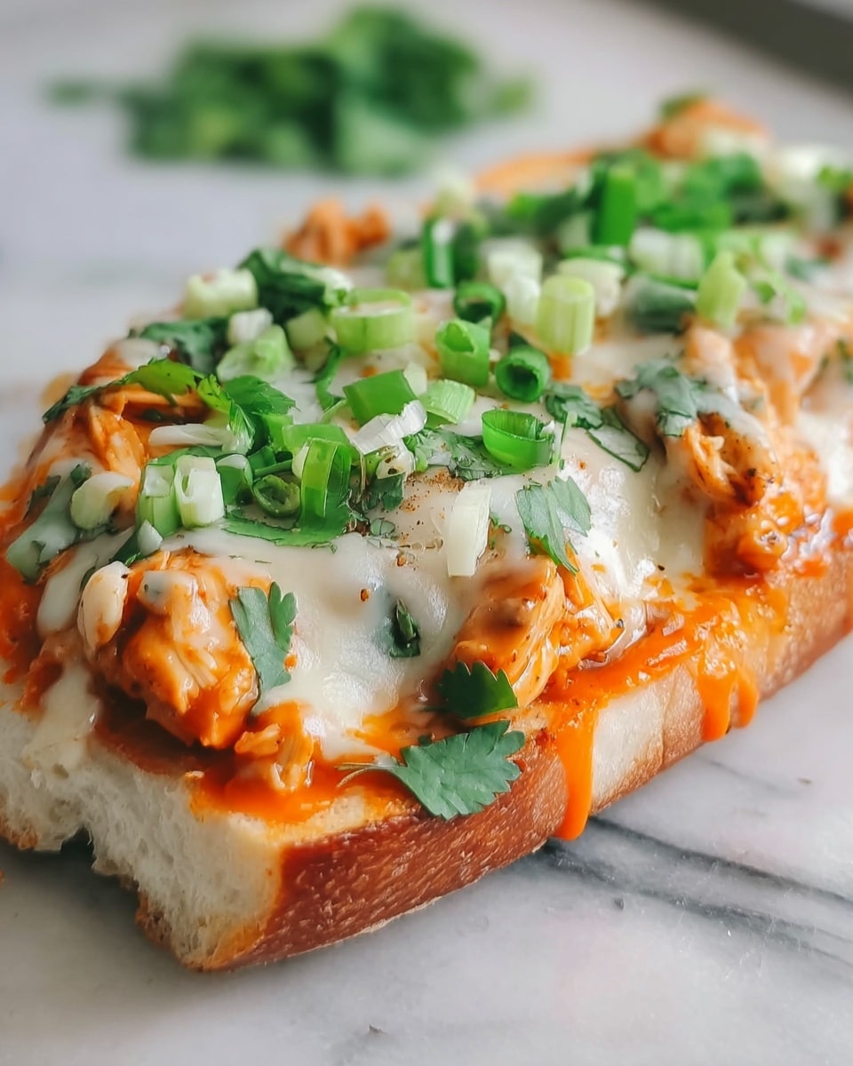 Buffalo Chicken French Bread Pizza: Easy & Flavorful Delight