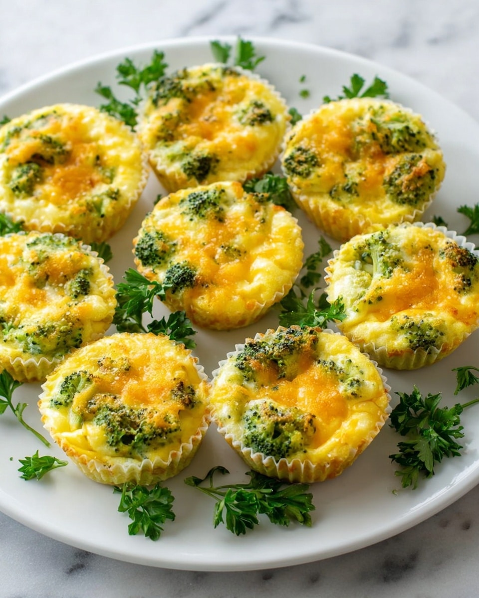 Mini Crustless Broccoli Quiche: Healthy & Easy Breakfast Idea