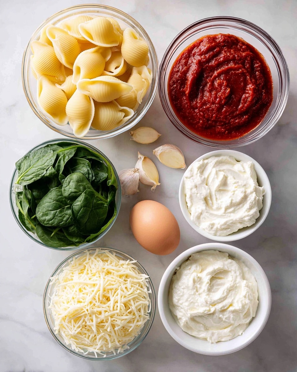 Spinach and Ricotta Stuffed Shells - Delicious Italian Comfort Food